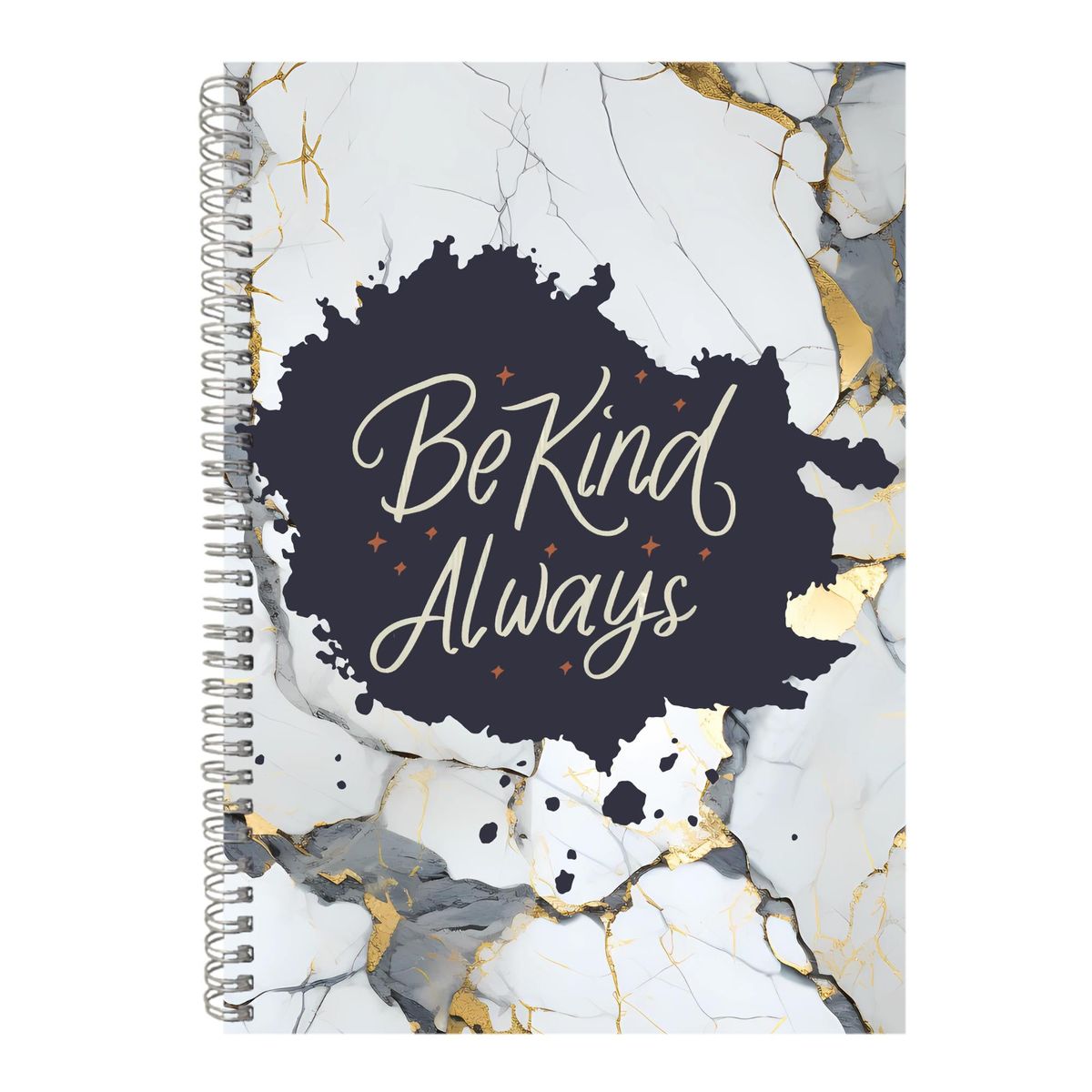 Kind A4 Notebook Spiral and Lined Motivational Graphic Notepad Present ...