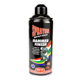 Sprayon - Hammer Finish Spray Paint Black 350ml - 3 Pack | Shop Today ...