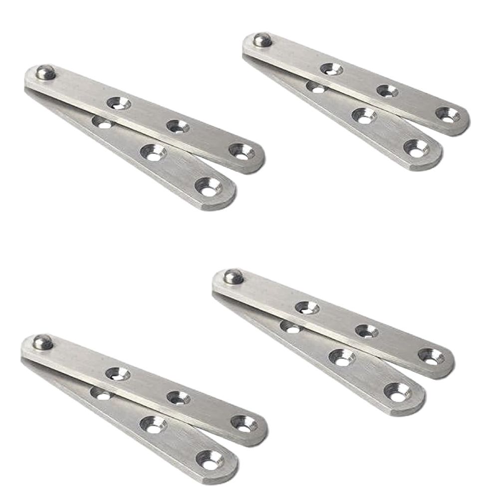 Tool 360 Degree Rotable Stainless Steel 4 Hole Metal Bracket Set Of 4 ...