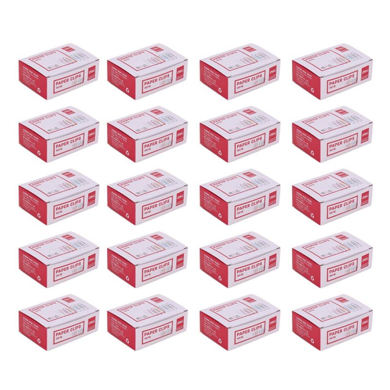 Deli - Box Coloured Paper Clips 33mm, 100 Pieces - 20 Pack | Shop Today. Get it Tomorrow ...