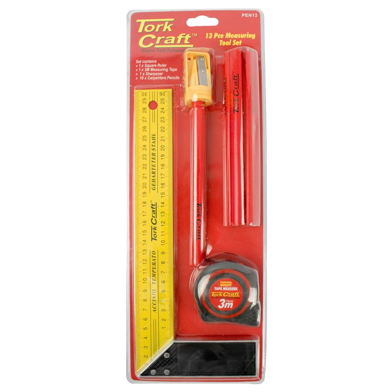 Tork Craft 13 Piece Measuring Tool Set | Shop Today. Get it Tomorrow! | takealot.com