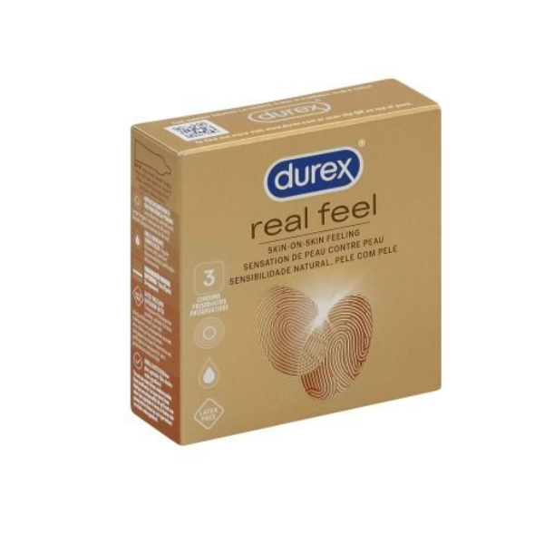 Durex- 3 Real Feel Condoms x 36 | Shop Today. Get it Tomorrow ...
