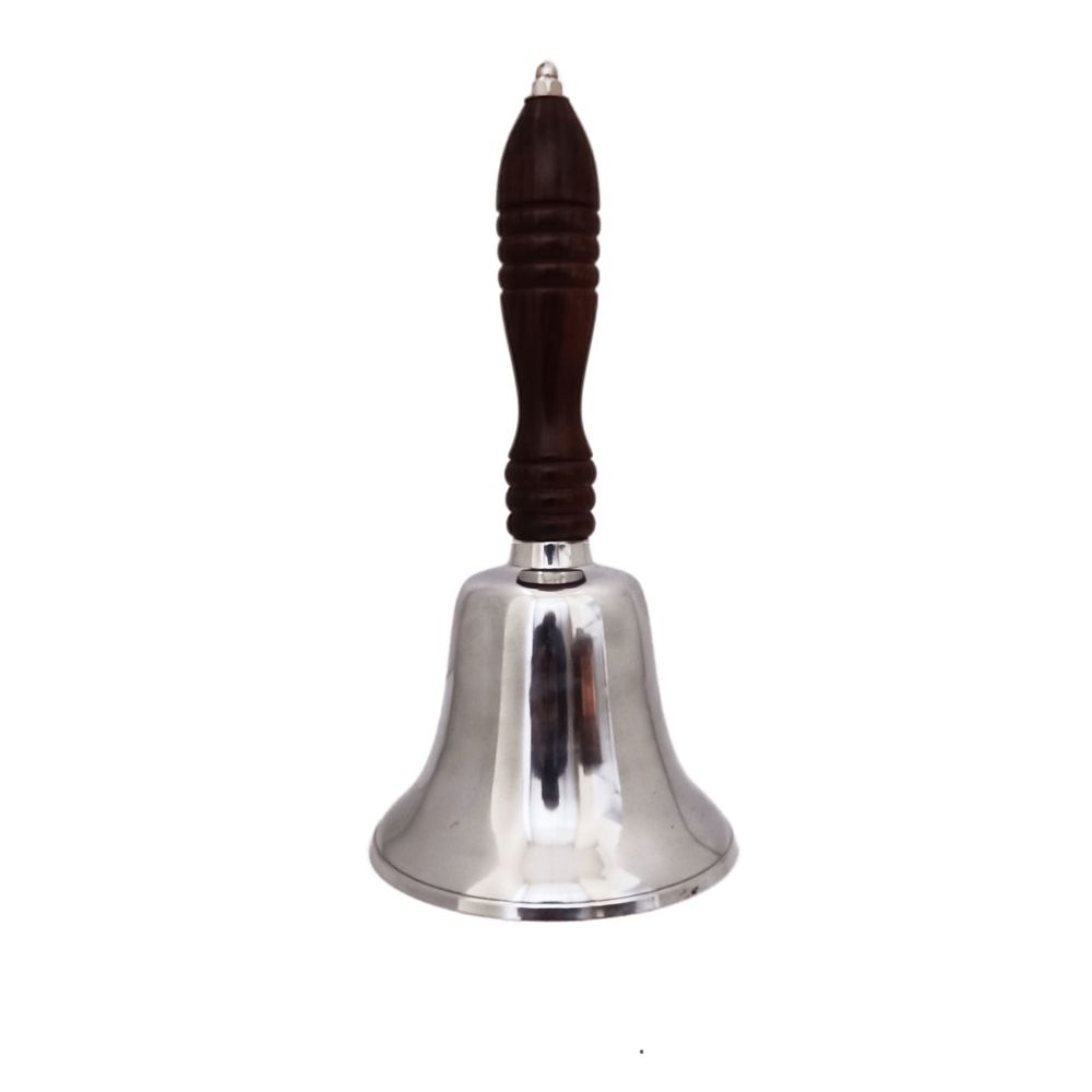 Aluminum Bell with Wooden Handle - Large | Shop Today. Get it Tomorrow ...