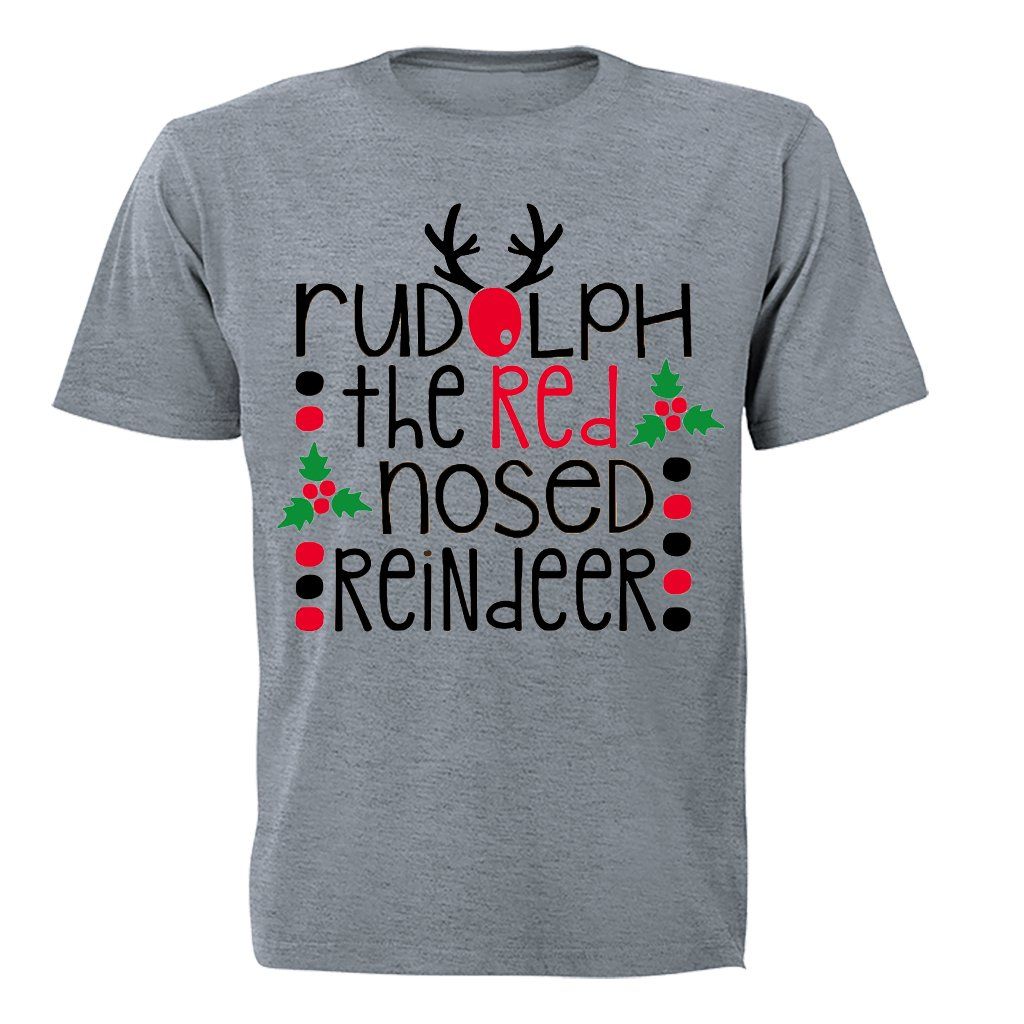 Rudolph The Red Nosed Reindeer - Christmas - Kids T-Shirt | Shop Today ...