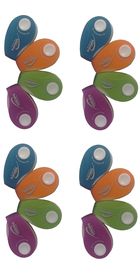 16 x Random Neon Colour Rotary Eraser Office Kids School Supreme ...