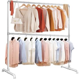 Double Poles Clothing Rail Laundry Drying Rack | Shop Today. Get it ...