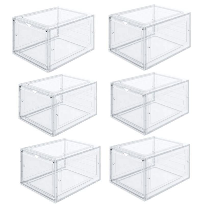Transparent Sneaker Box Shoe Storage Container - Pack of 6 | Shop Today ...