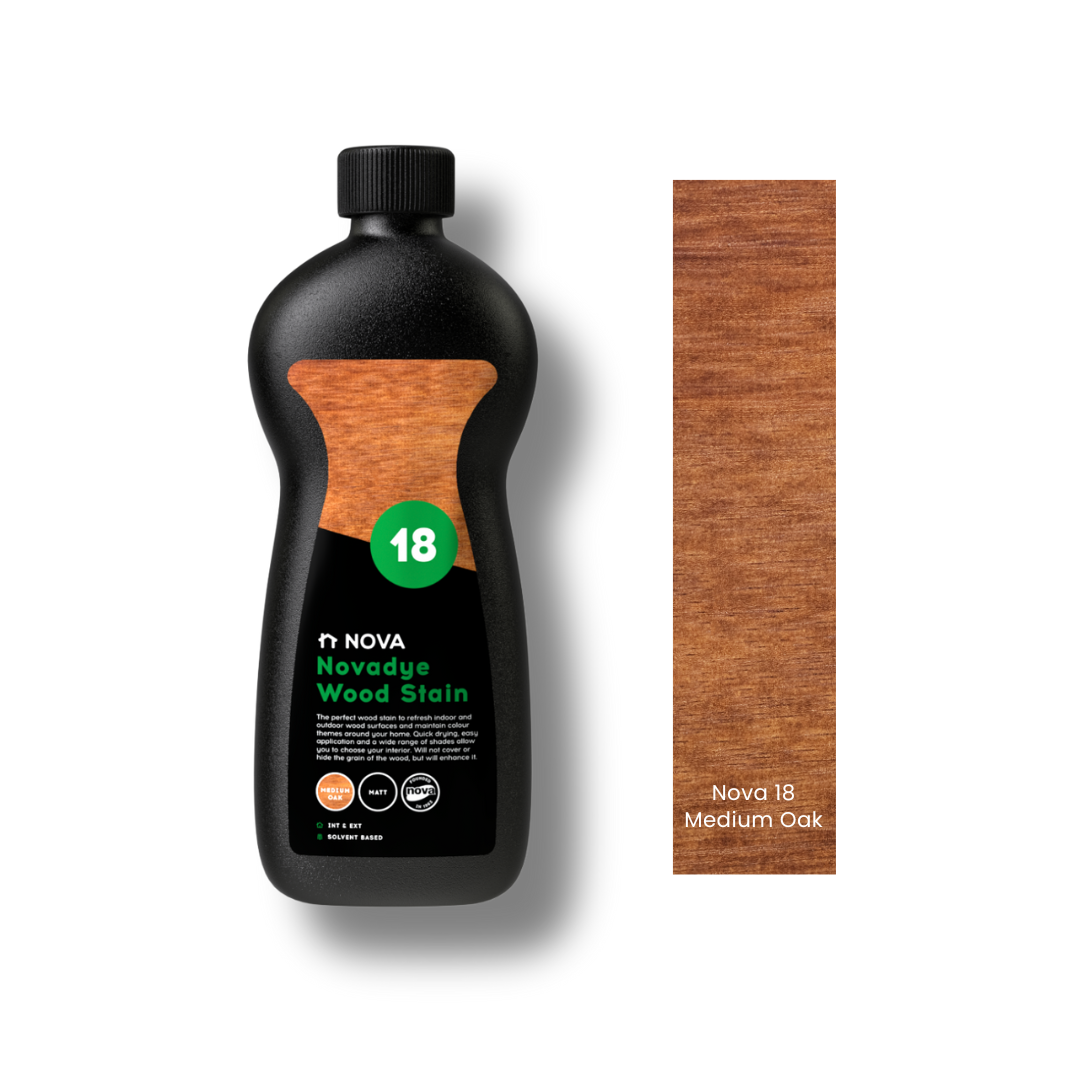 Nova 18 Novadye Wood Stain - Medium Oak 500ml | Shop Today. Get it ...