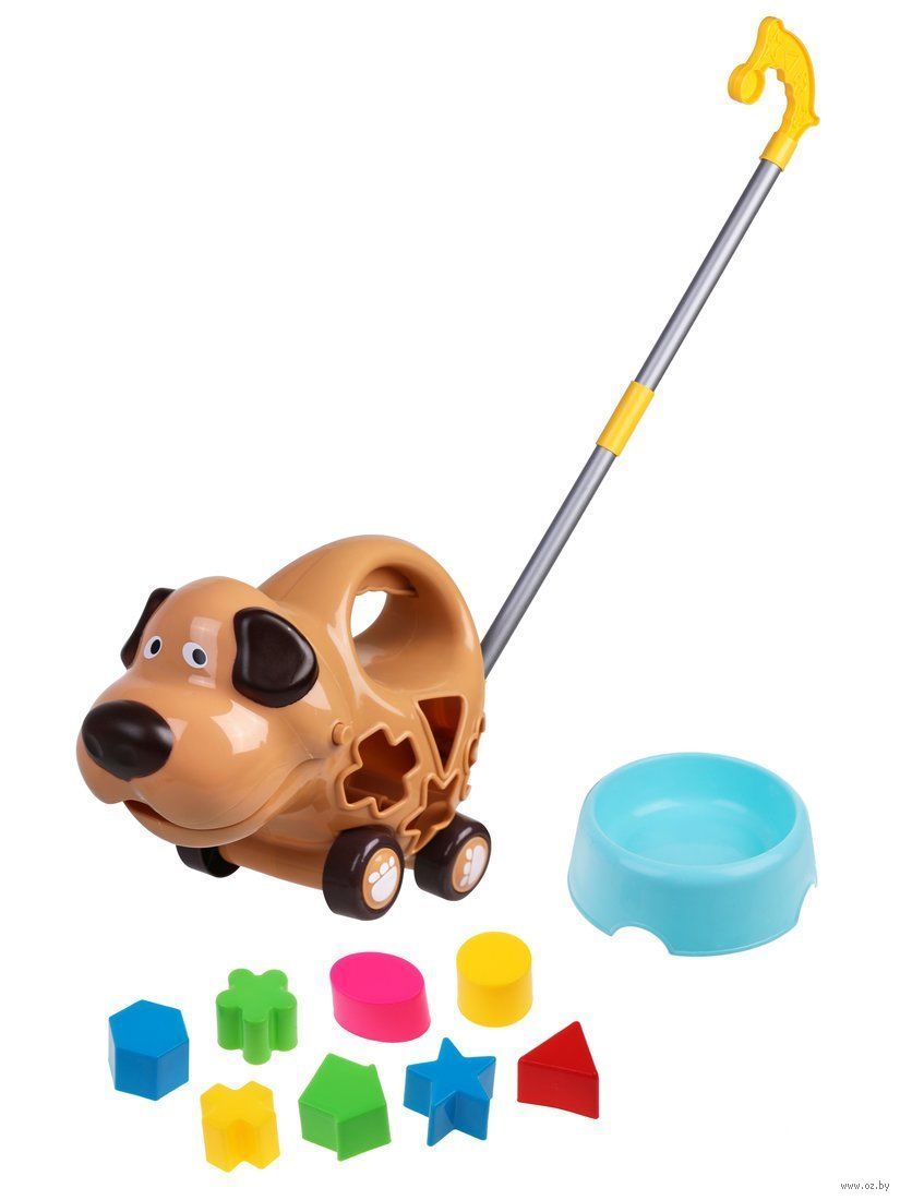 Shape Sorting Puppy Pushing Car with Pet Bowl | Shop Today. Get it ...