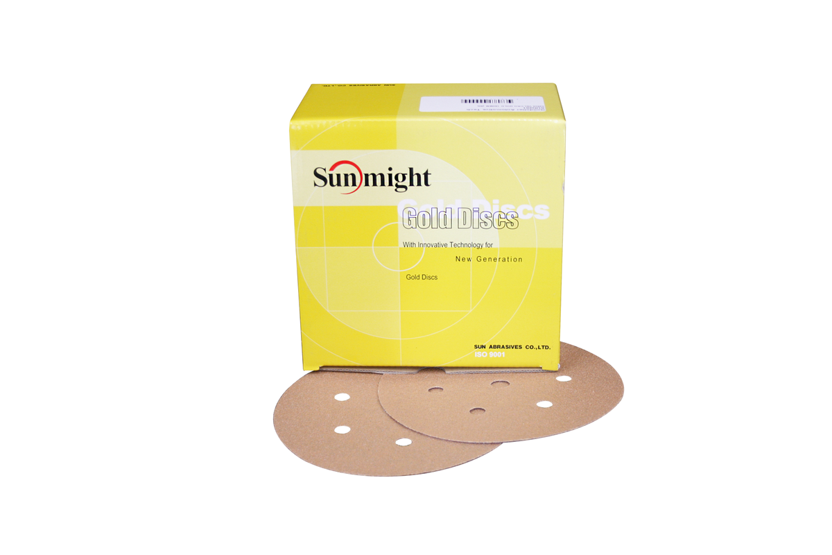 Sunmight Hook and Loop Gold Discs 150mm (800) - 100p/P | Buy Online in ...