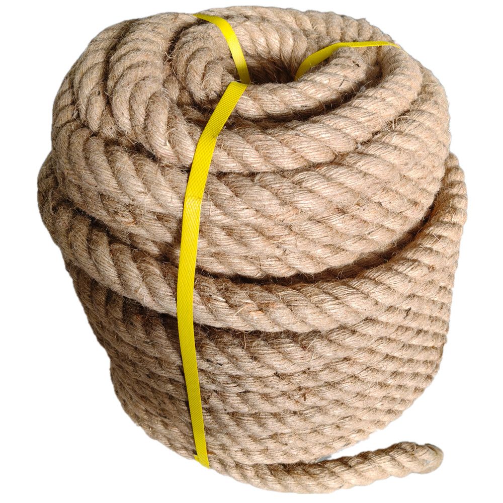 30mm Thick Hemp Rope - Home Mart Jute Rope Coil Natural Craft Rope ...