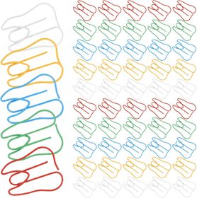 100pcs Colorful Tooth-Shaped Paper Clips, Cute Decorative Office Clips ...