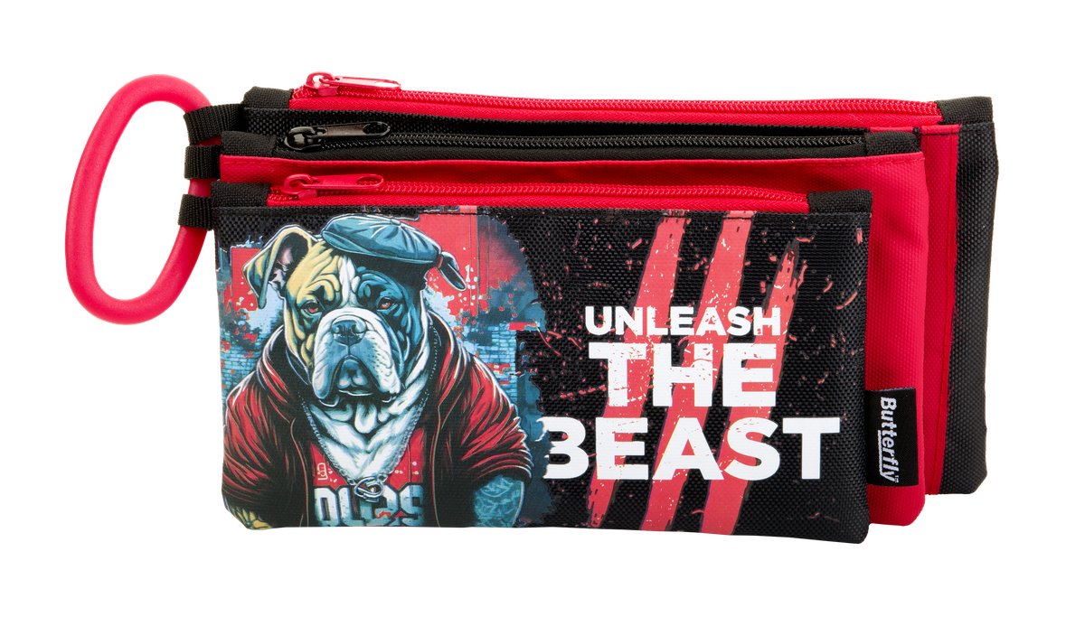 Pencil Case - 23Cm 3 Compartment W/Handle (Unleash The Beast | Shop Today. Get it Tomorrow ...