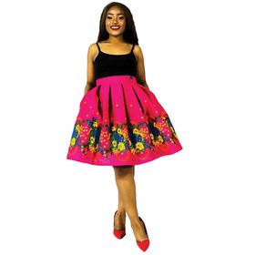 Africa Fashion House Kundai Pink Tsonga Skirt | Shop Today. Get it Tomorrow! | takealot.com