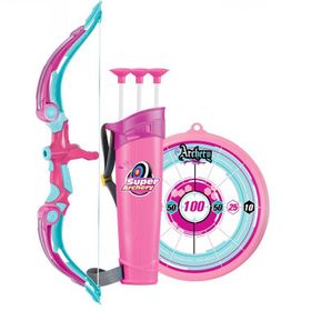 Kids-Up Bow & Arrow Archery Set Pink 5 Years And Older Set | Shop Today ...