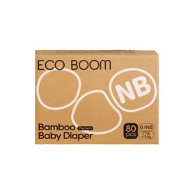 Eco Boom Premium Bamboo Baby Nappies Newborn