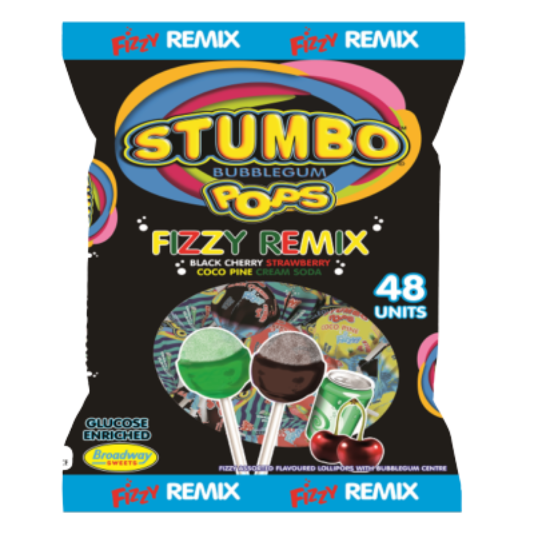 Stumbo Lollipops - Fizzy Remix (Pack of 48 Lollipops) | Shop Today. Get ...