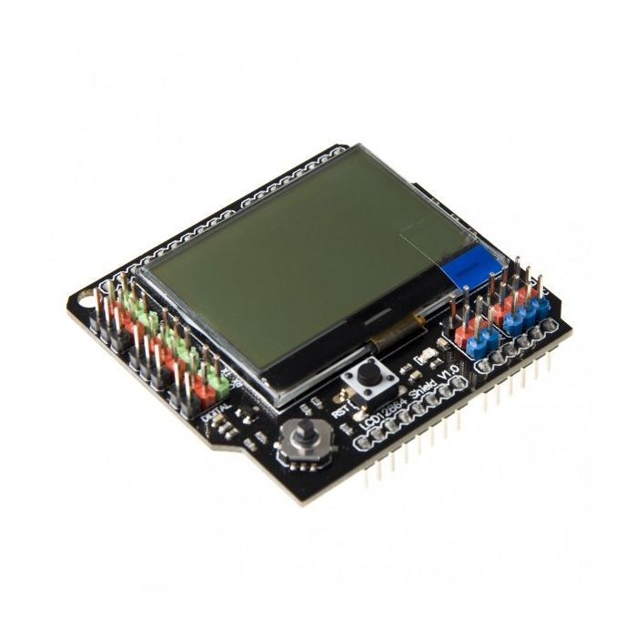 DFRobot (DFR0287) LCD Shield, Gravity, LCD12864, Arduino Development ... DFRobot (DFR0287) LCD Shield, Gravity, LCD12864, Arduino Development ...