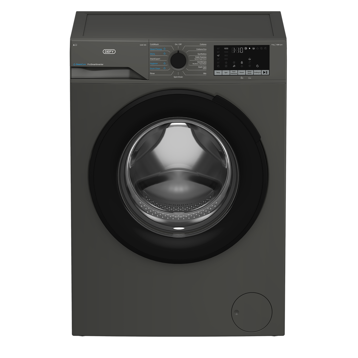 Defy 9KG DAW399 Front Loader Washing Machine A+++ Manhattan Grey | Shop ...