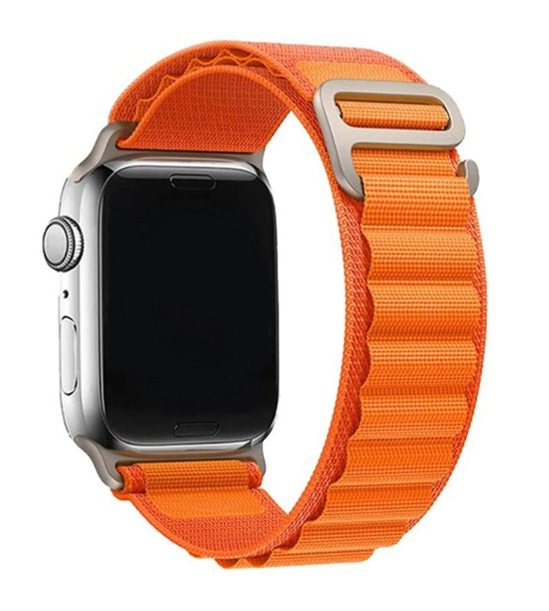 Nylon Loop Watch Band For Apple With Metal Hook - Orange | Shop Today ...