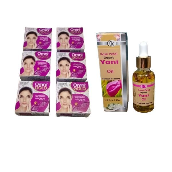 Omni Gold Anti-Marks Cream x 6 Pack with AK Yoni Oil - 30ml | Shop ...