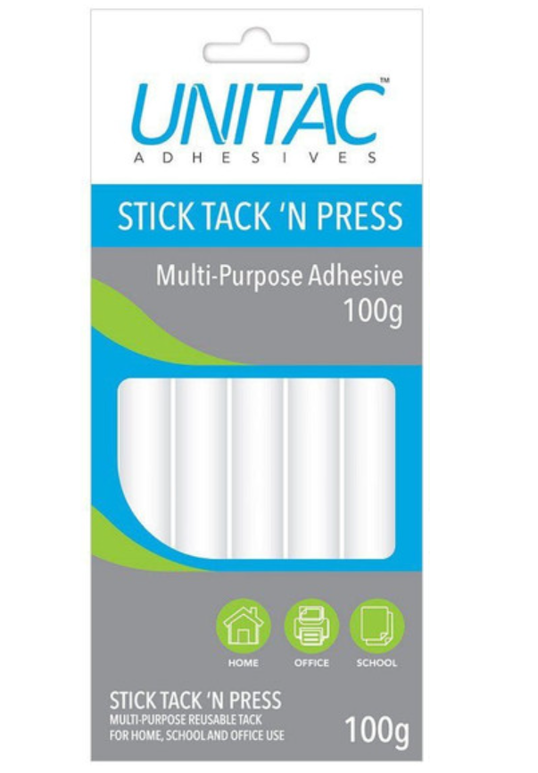 Unitac Stick Tack n Press 100g - Pack of 6 - Adhesive Tack | Shop Today ...