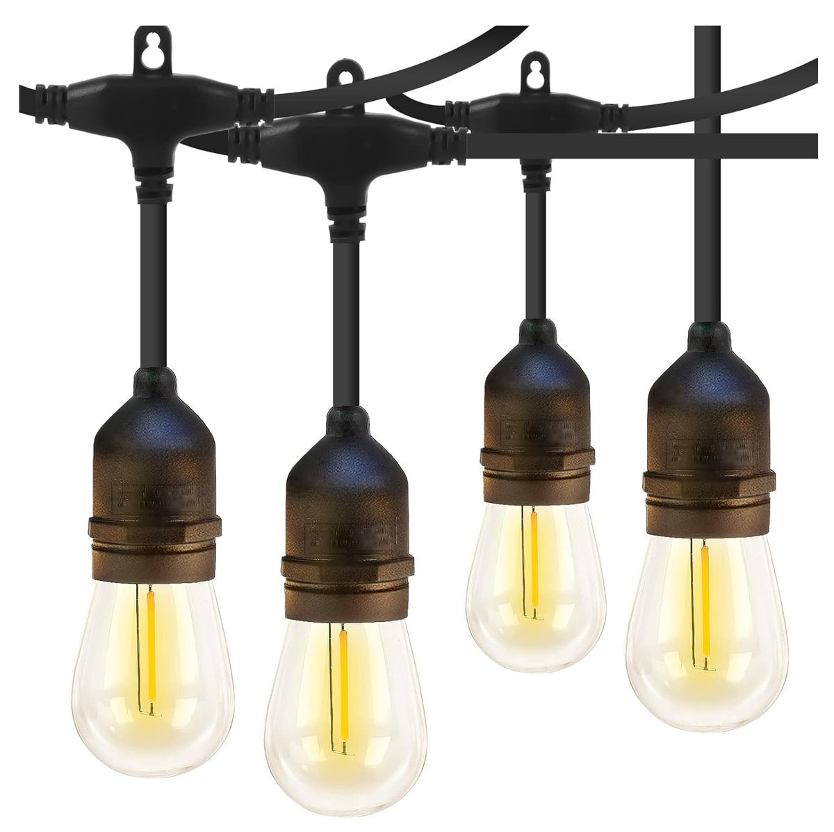 Vintage Outdoor/Indoor Filament String Lights 10m and 20 Bulbs | Shop ...