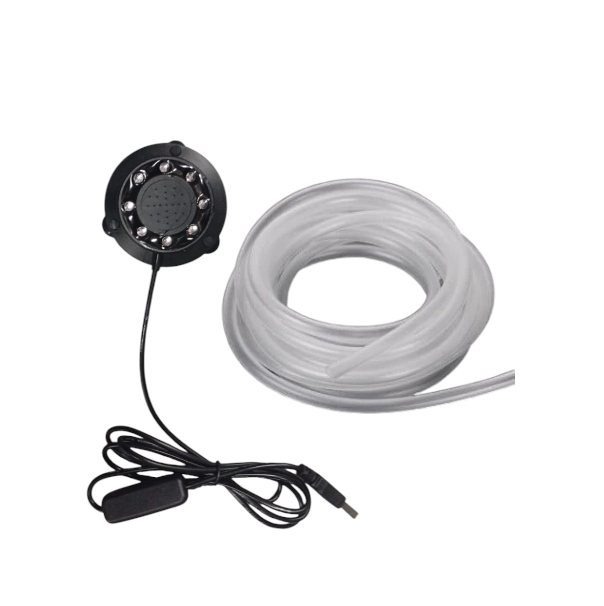 USB Powered Aquarium LED Air Bubble Stone Disk 5cm, Colour-Changing ...