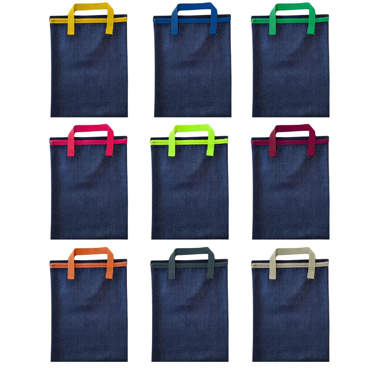 Denim Book Bags - 9 Pack | Shop Today. Get it Tomorrow! | takealot.com