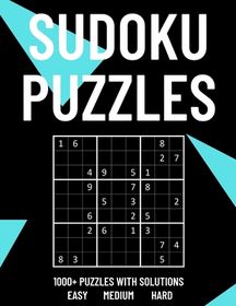 1000+ Sudoku Puzzles - Easy Medium Hard - With Solutions | Buy Online ...