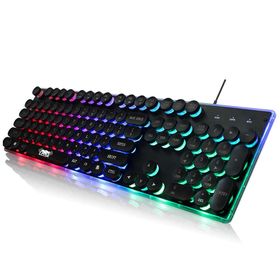 LMA - Colorful Backlight Floating Button Gaming Keyboard - Black | Shop ...