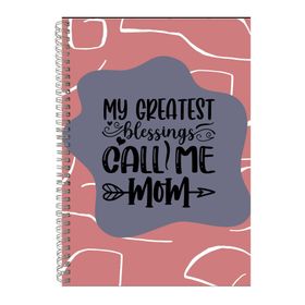 Greatest Blessing A4 Notebook Pad Mothers Graphic Mom Sayings Present ...