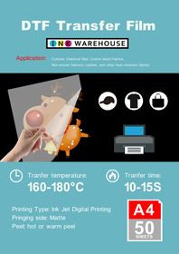 DTF Direct to Film A4 PET Transfer Film 50 sheets (DOUBLE SIDE) | Shop Today. Get it Tomorrow ...