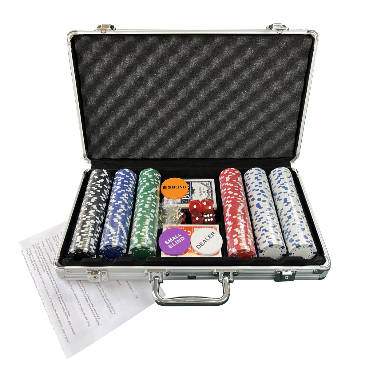 Poker Set 300 Pieces With Aluminium Case | Shop Today. Get it Tomorrow ...