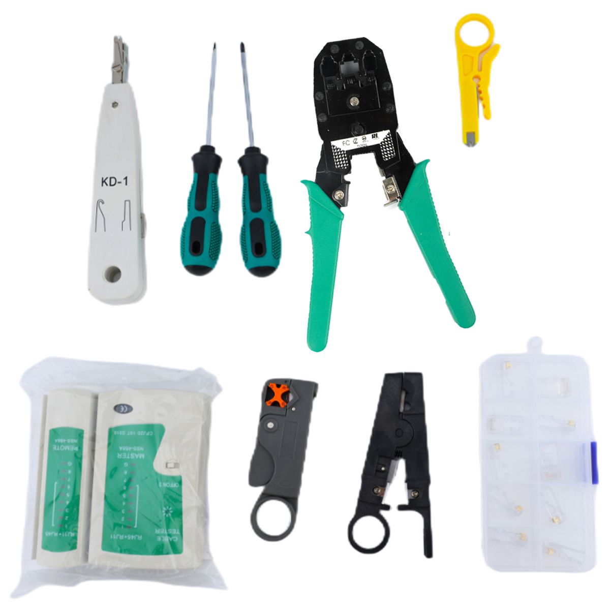 11PCS Network tool kit Home network cable pliers combination kit | Shop ...