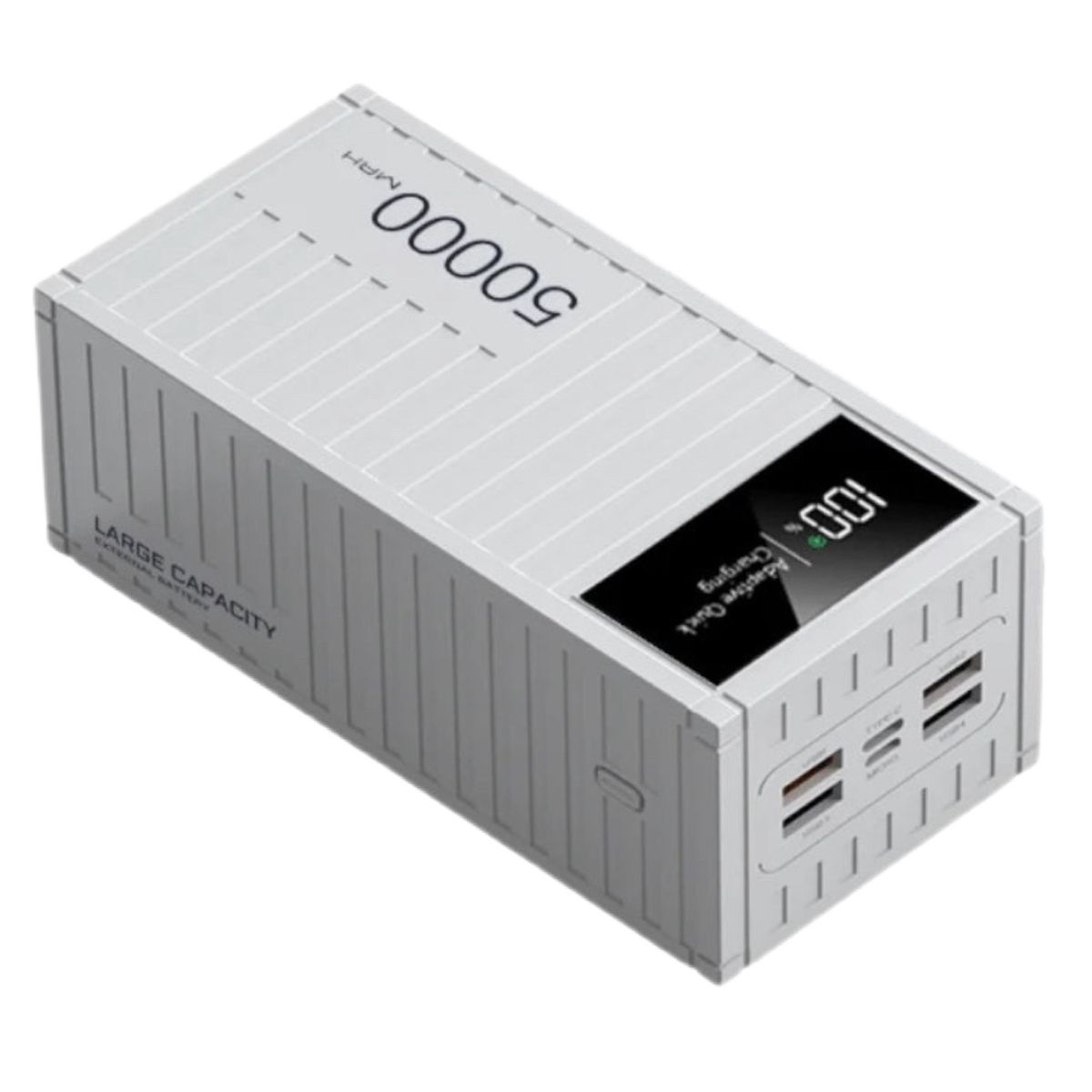 Portable Container Power Bank (50000mAh) - White | Shop Today. Get it ...