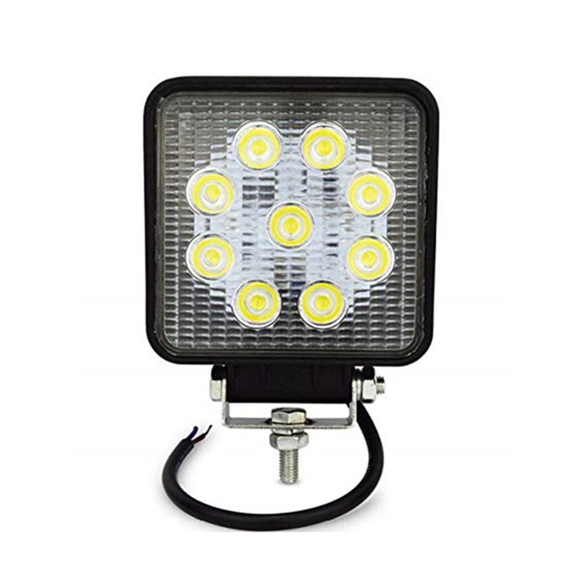 27W 4Inch 9 LED Car Bakkie Truck Square Cree Work Light | Shop Today ...