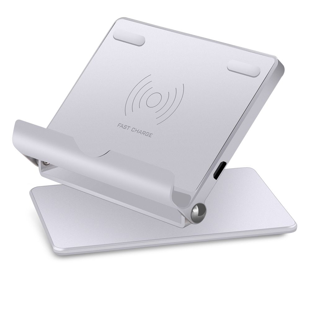 Folding QI Fast Wireless Charging Stand - White | Shop Today. Get it ...