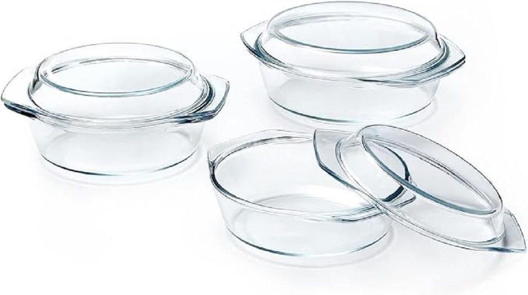Glass Round Casserole Dish Set of 3. | Shop Today. Get it Tomorrow ...