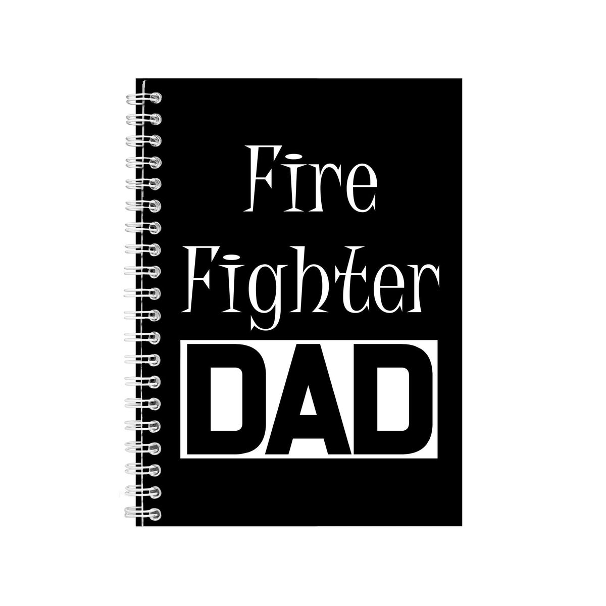 FireFighter DAD Notebook Father's Day Gift Idea Writing Book Notepad ...