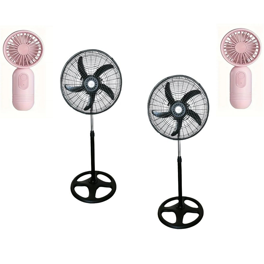 Electric Fan with 3 Speed Control Cooling Effect & Touch Control + Mini ... Electric Fan with 3 Speed Control Cooling Effect & Touch Control + Mini ...