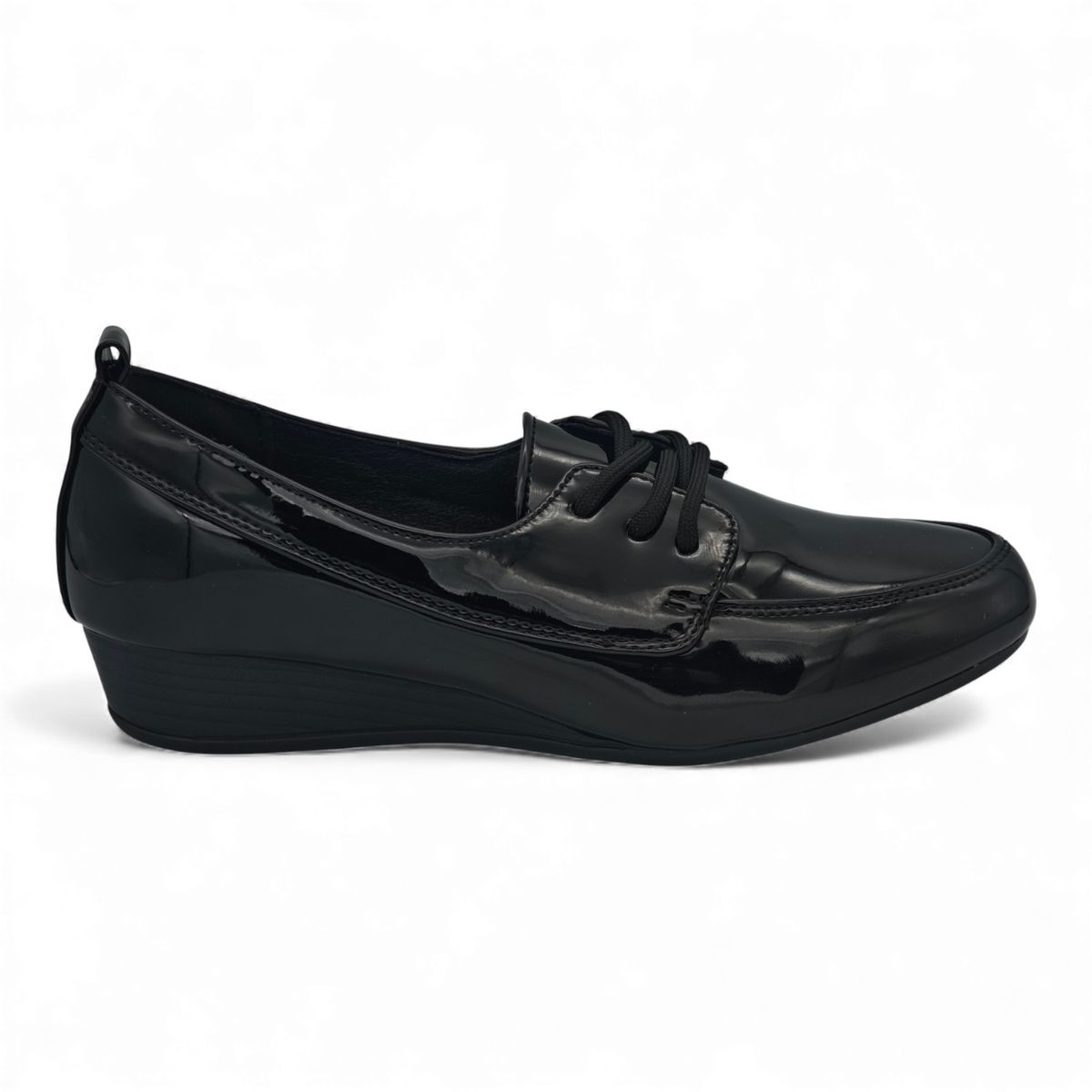 TTP Women's Patent Wedge Oxford Comfort Meets Everyday Elegance ...