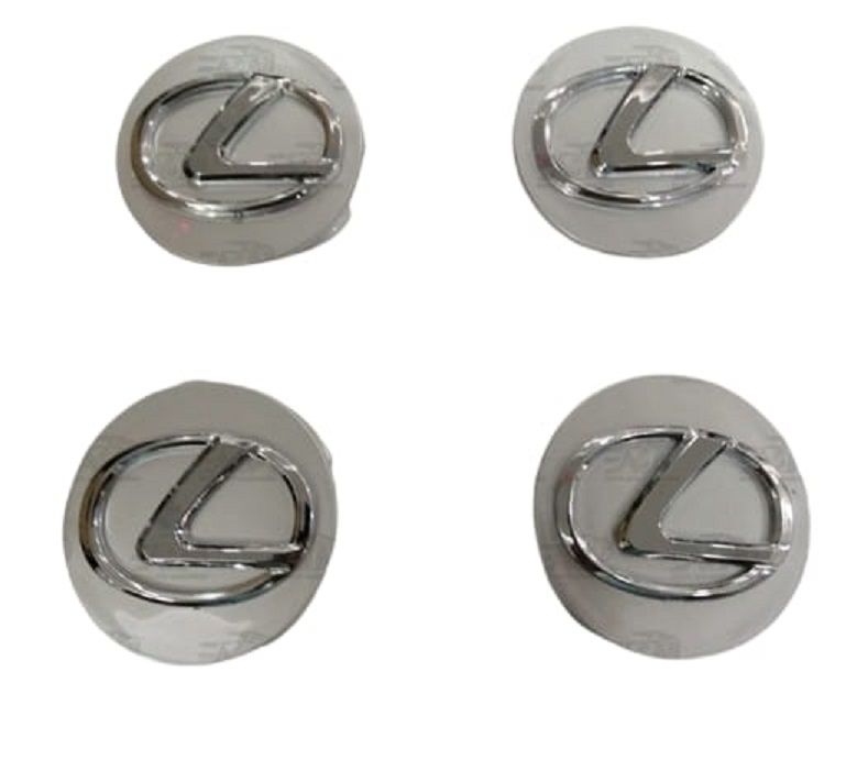 Lexus silver center caps set 62mm | Shop Today. Get it Tomorrow ...