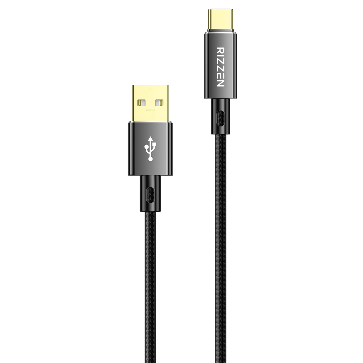 RIZZEN Type A-C Fast Charging, 1.5m braided cable 100W/3A | Shop Today ...