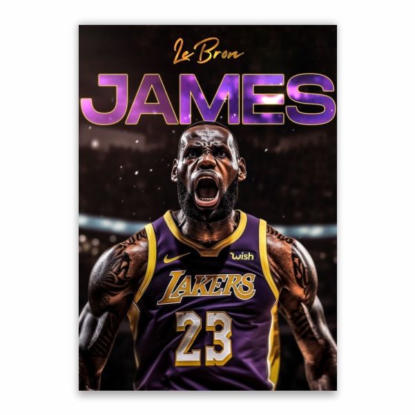 Le Bron James Poster - A1 | Shop Today. Get it Tomorrow! | takealot.com