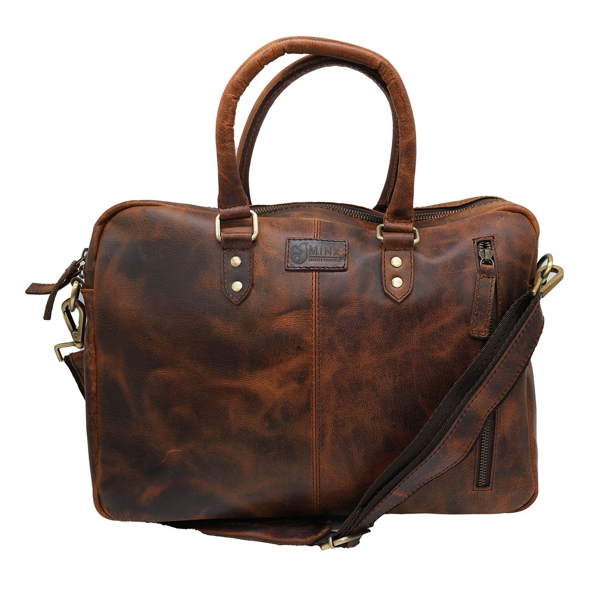 Minx Genuine Leather Capri Classic Laptop Bag | Shop Today. Get it ...