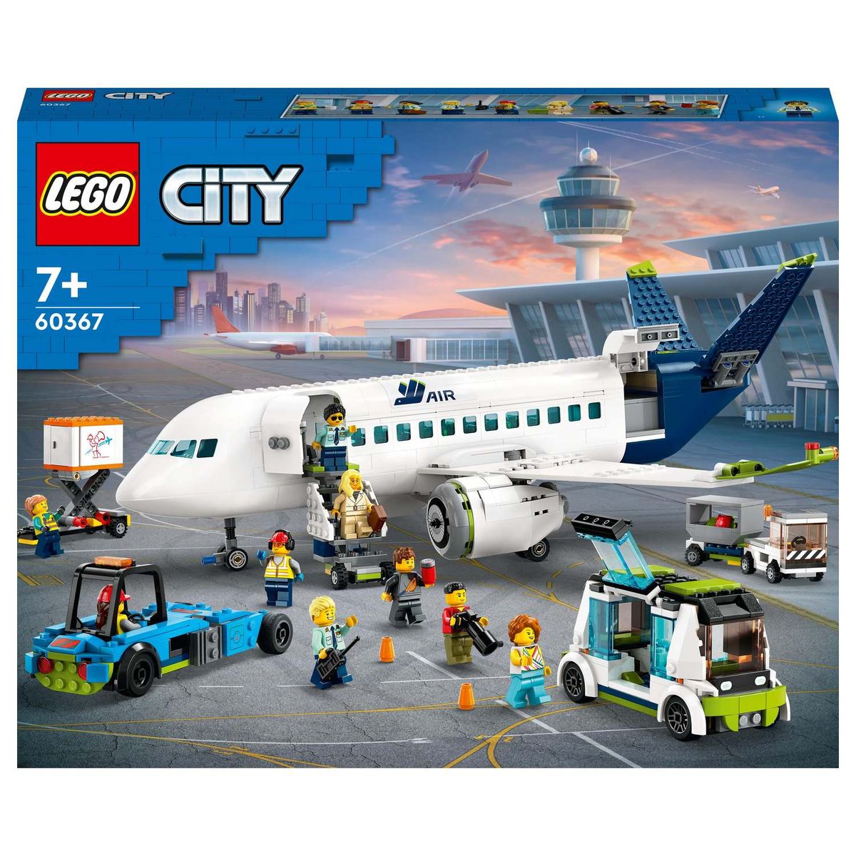 LEGO® City Passenger Aeroplane 60367 Building Toy Set (930 Pieces ...