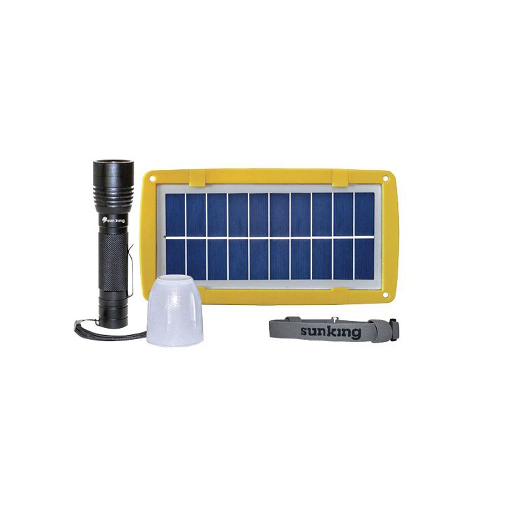 Sun King Torch with Head Strap, Solar Panel & Defuser Kit | Shop Today ...