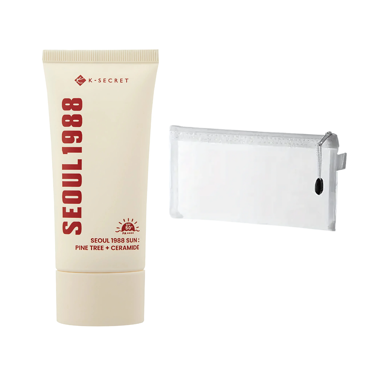 K-Secret Seoul 1988 Sunscreen SPF50+ PA++++ (50ml) + Travel Bag | Shop ...