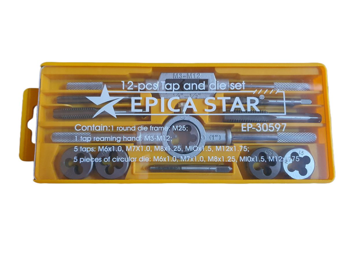 Epica Star 12 Piece Tap And Die Set | Shop Today. Get it Tomorrow ...